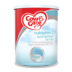 Cow & Gate nutriprem 2 post discharge formula - Danone Nutricia Early ...